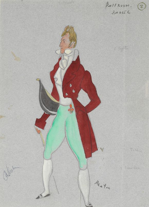 Bonhams : Cecil Beaton (British, 1904-1980) Costume Design for a ...