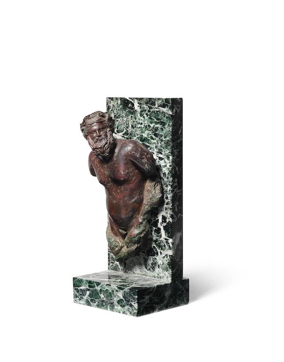 Bonhams : A Roman bronze Triton