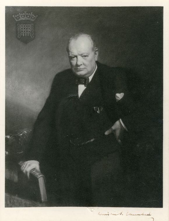 Bonhams : CHURCHILL (WINSTON S.) Signature ("Winston S. Churchill") in ...