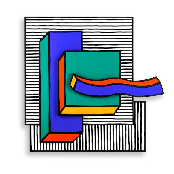 Bonhams : Camille Walala (born 1975) Putting Things in Perspective ...