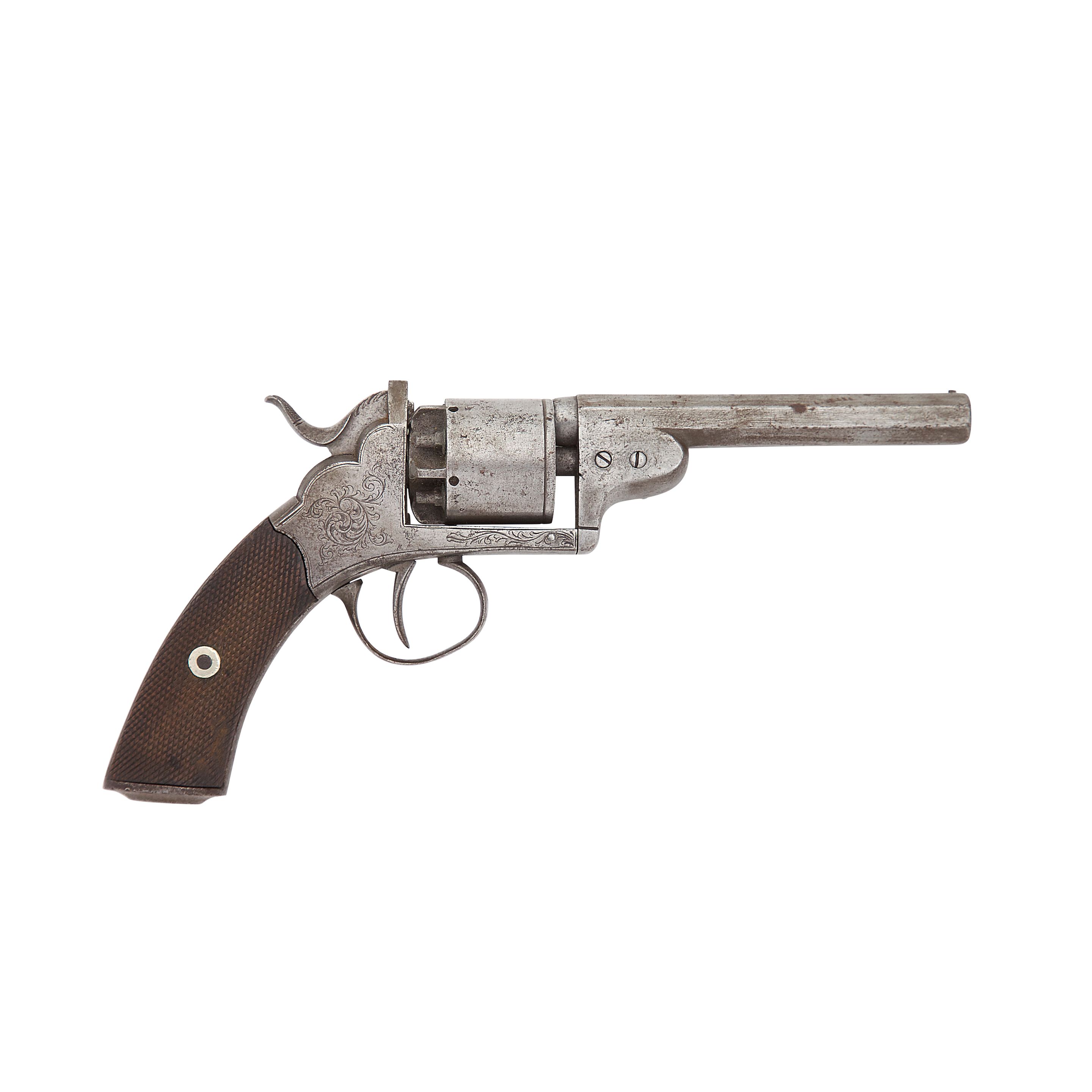 Bonhams : An 80-Bore Percussion Single-Action Five-Shot Revolver Of ...