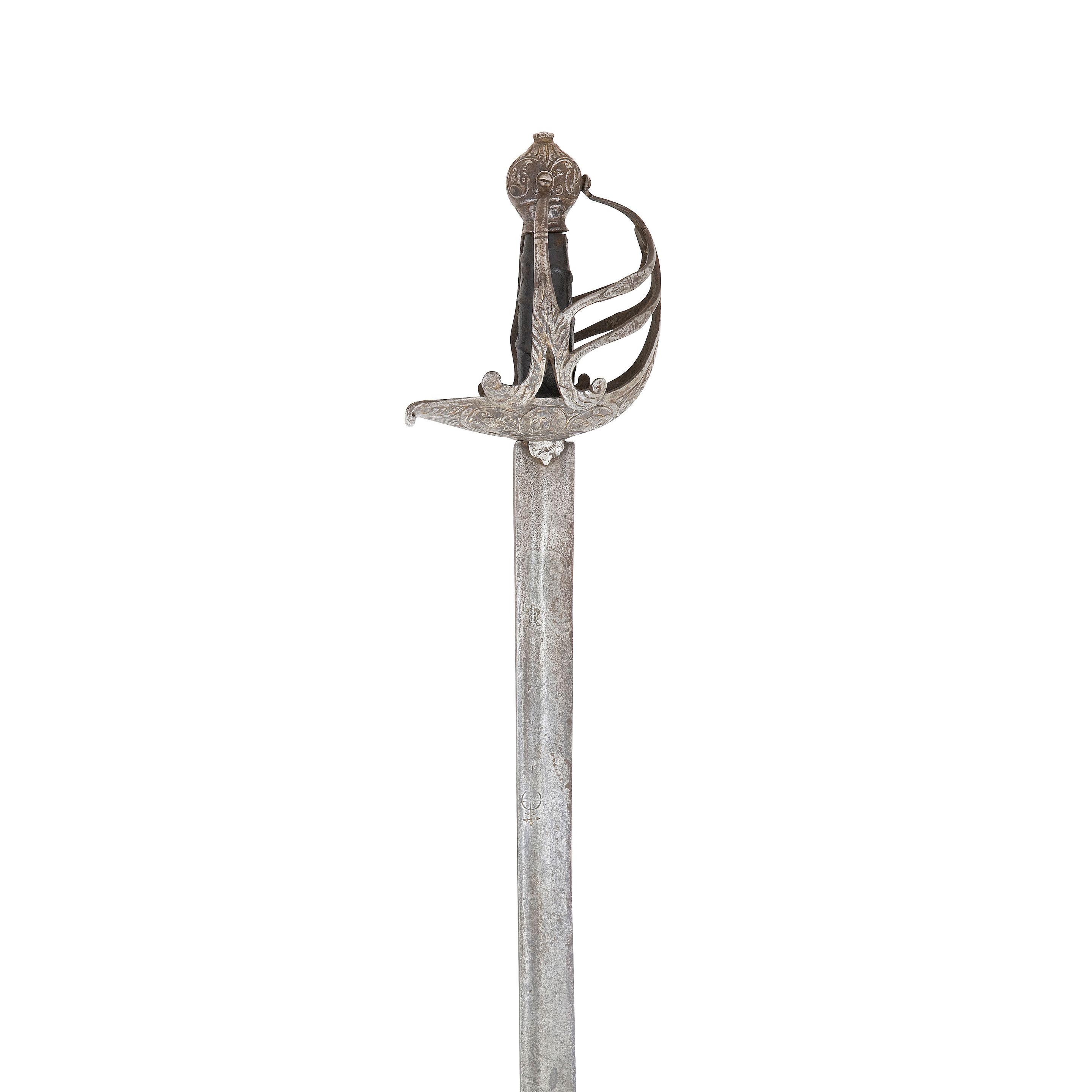 Bonhams : An English 'Mortuary' Hilted Backsword