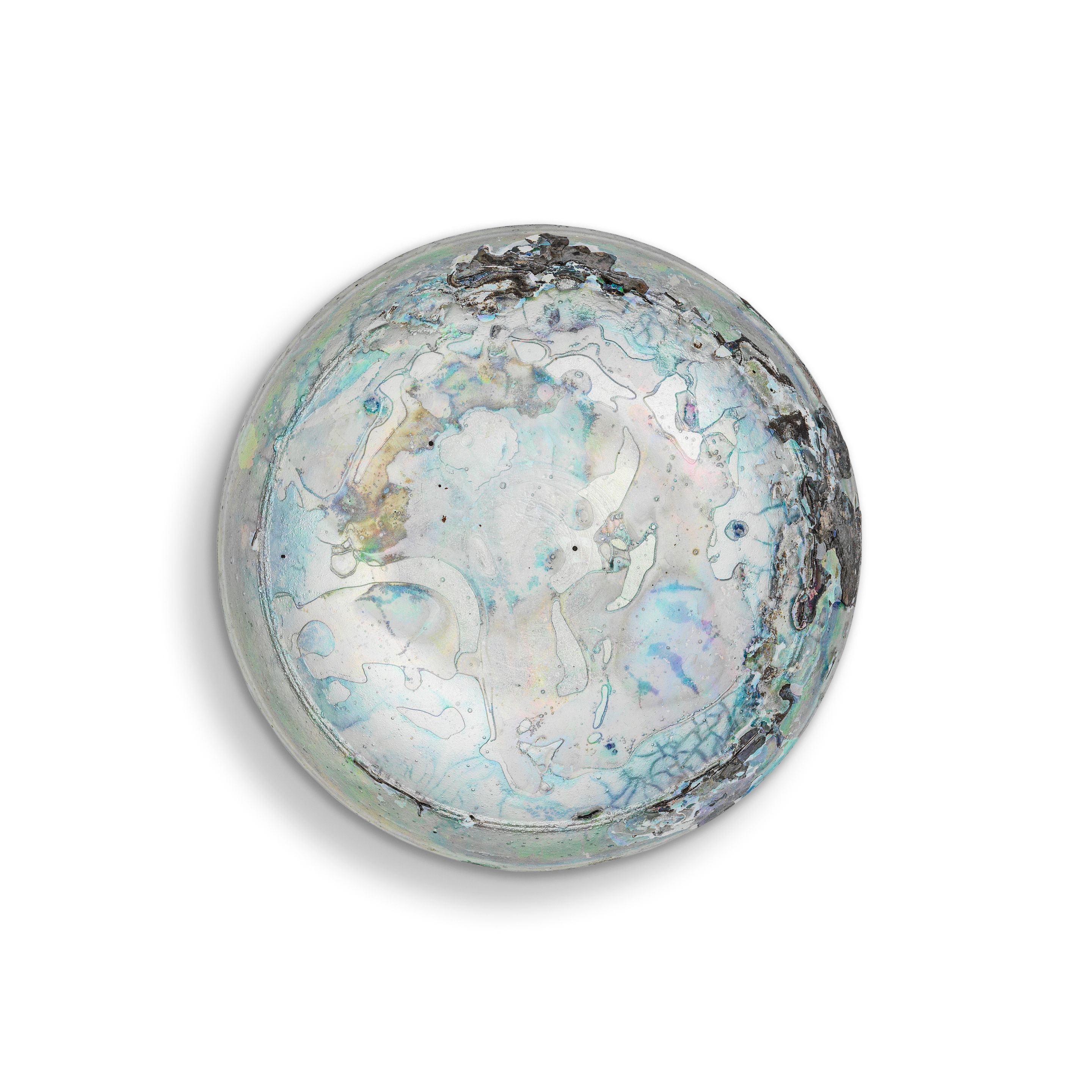 Bonhams : An Early Imperial Roman pale blue cast glass bowl