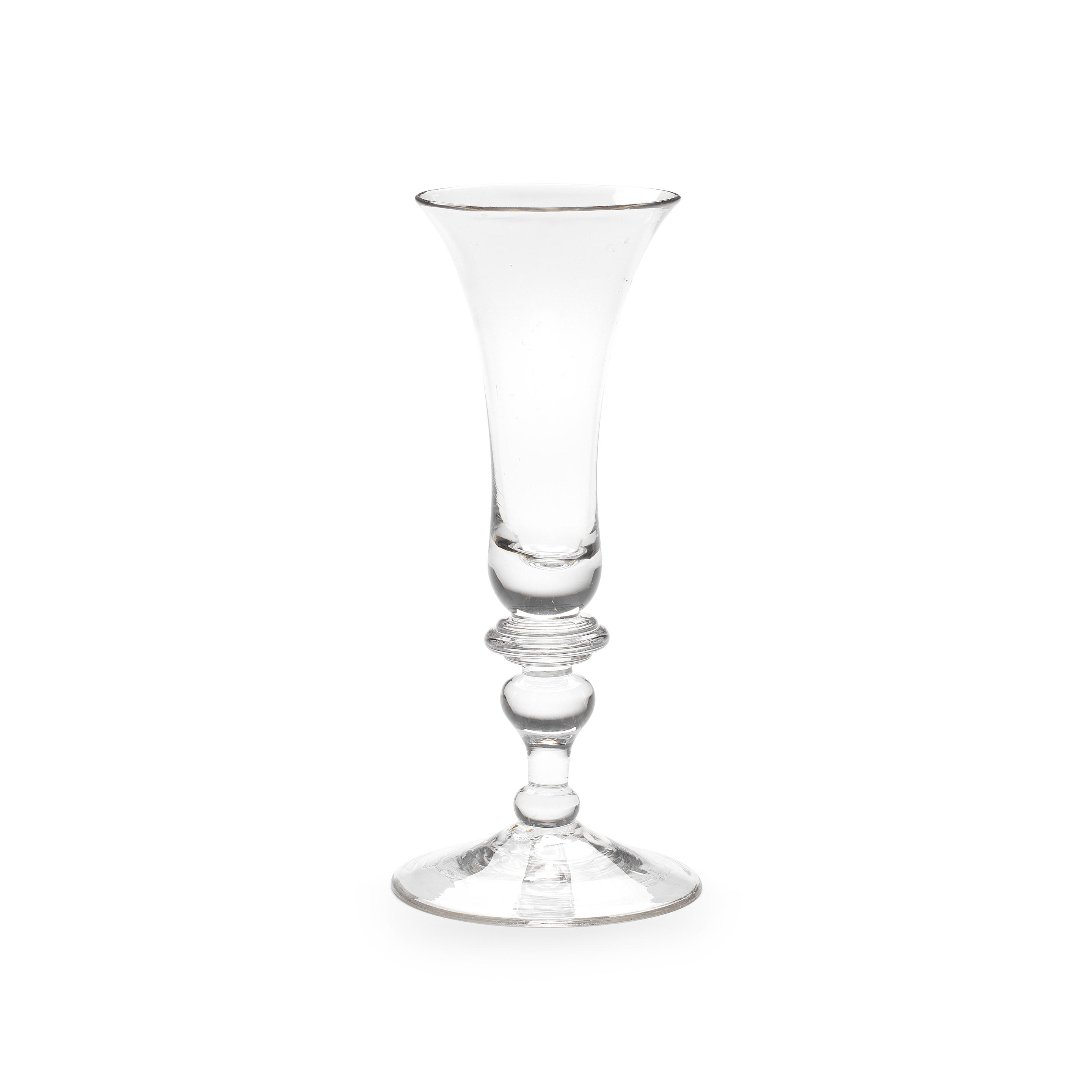 Bonhams An Early Baluster Ale Glass Or Wine Flute Circa 1725 30
