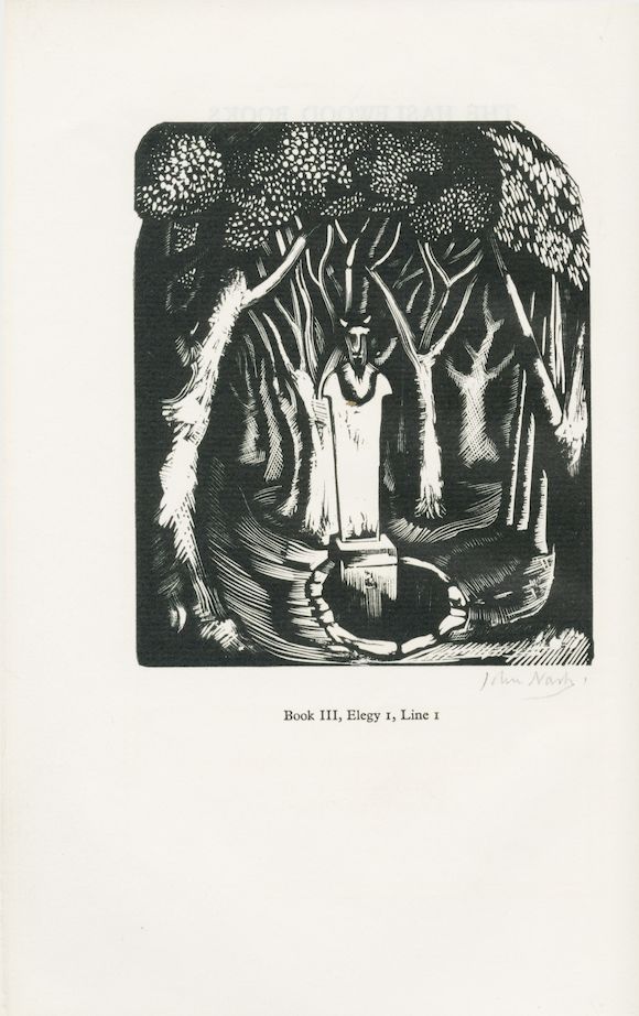 Bonhams : NASH (PAUL AND JOHN) OVID. Elegies Translated by Christopher ...