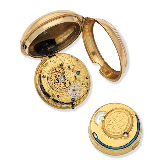 Bonhams : Thomas Mudge & William Dutton, London. An 18K gold key wind ...
