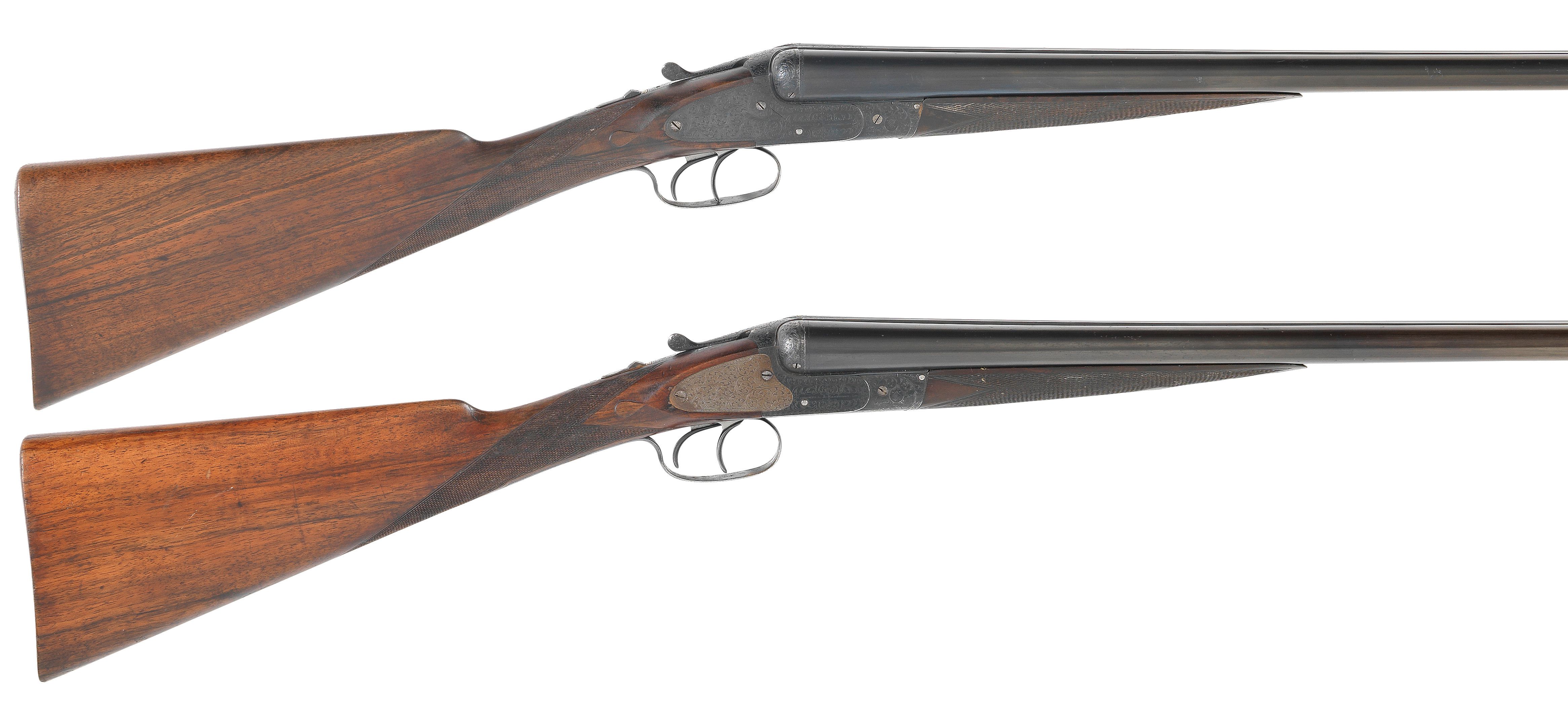 Bonhams : A pair of 12-bore 'Extra Quality Victor' assisted-opening ...