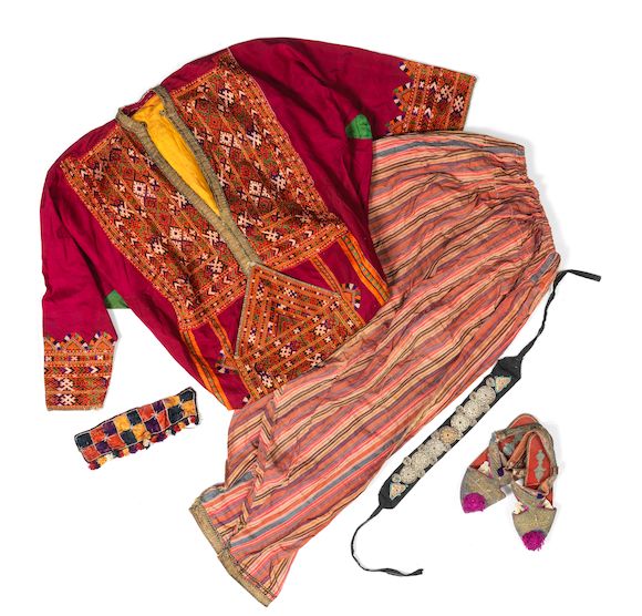 Bonhams : A group of clothing Quetta, circa 1930(6)