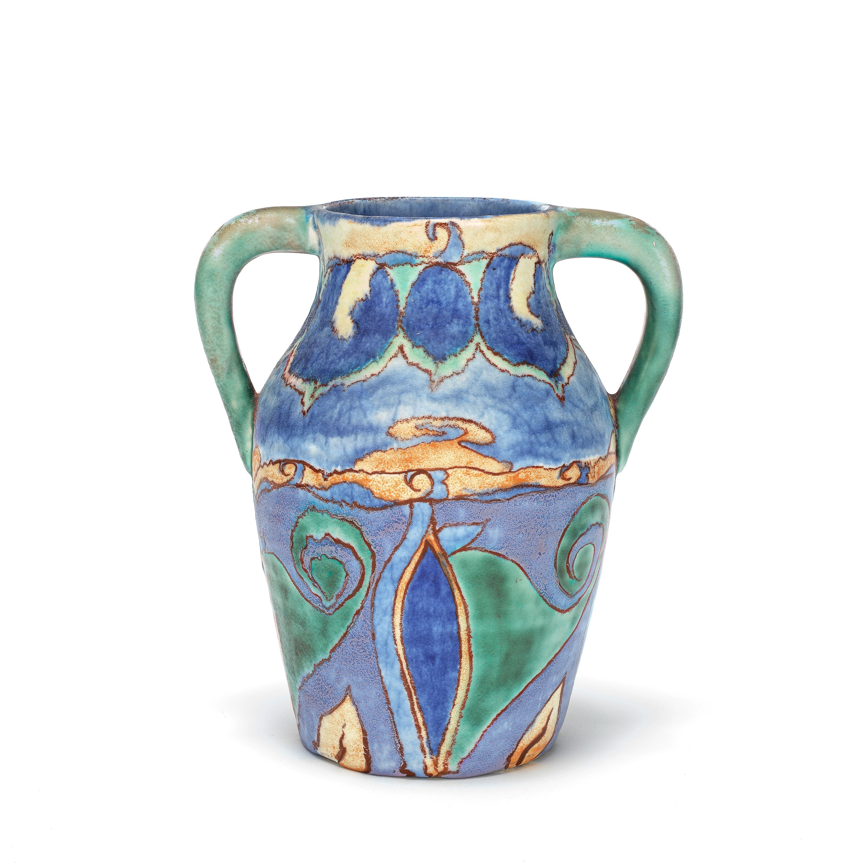 Bonhams : Clarice Cliff 'Inspiration Persian' two-handled jug, circa 1930