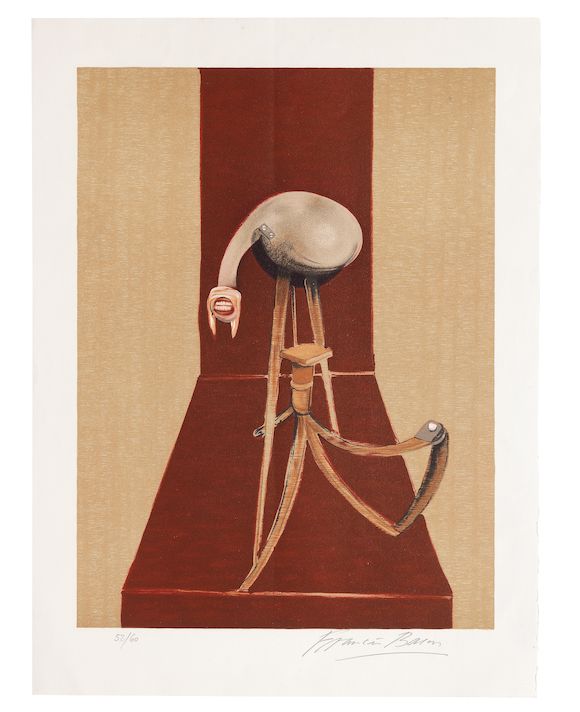 Bonhams : Francis Bacon (1909-1992) Central plate from Deuxième version du Triptyque 1944 ...
