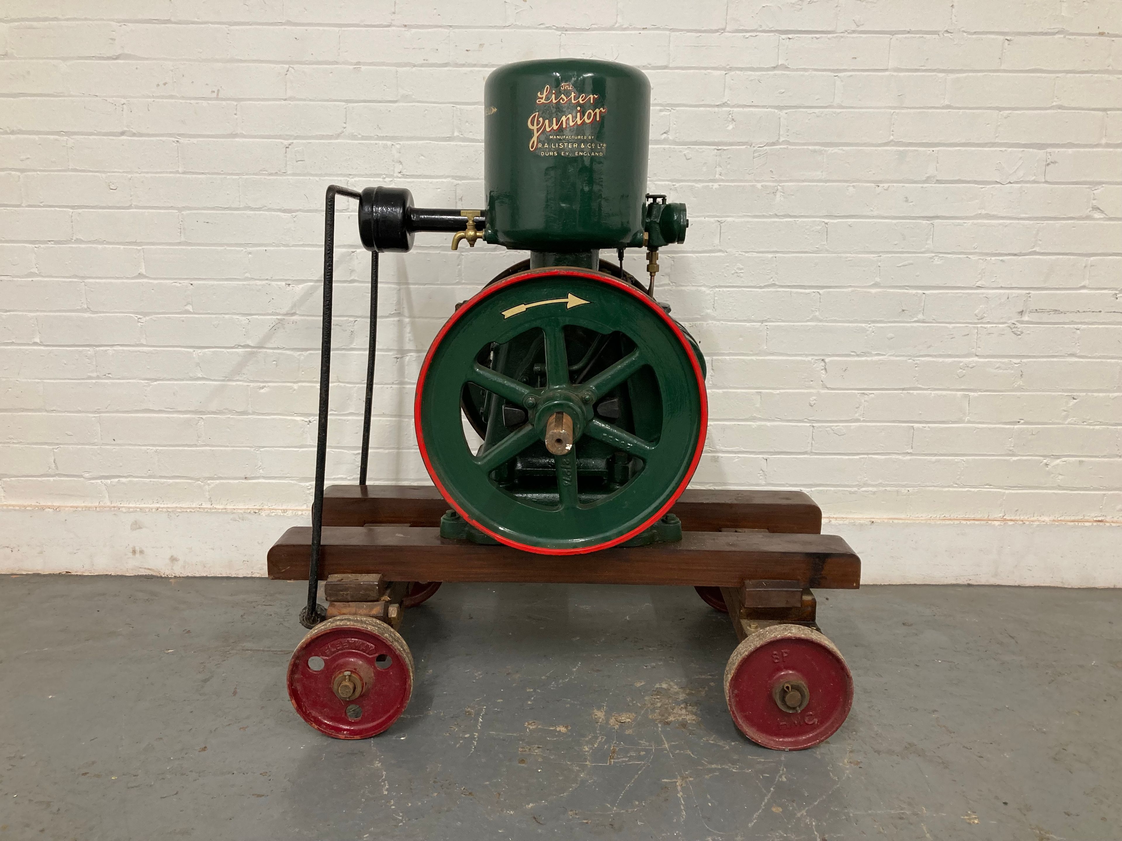 Bonhams Cars : A Lister Junior 3½HP stationary engine by R.A.Lister and ...