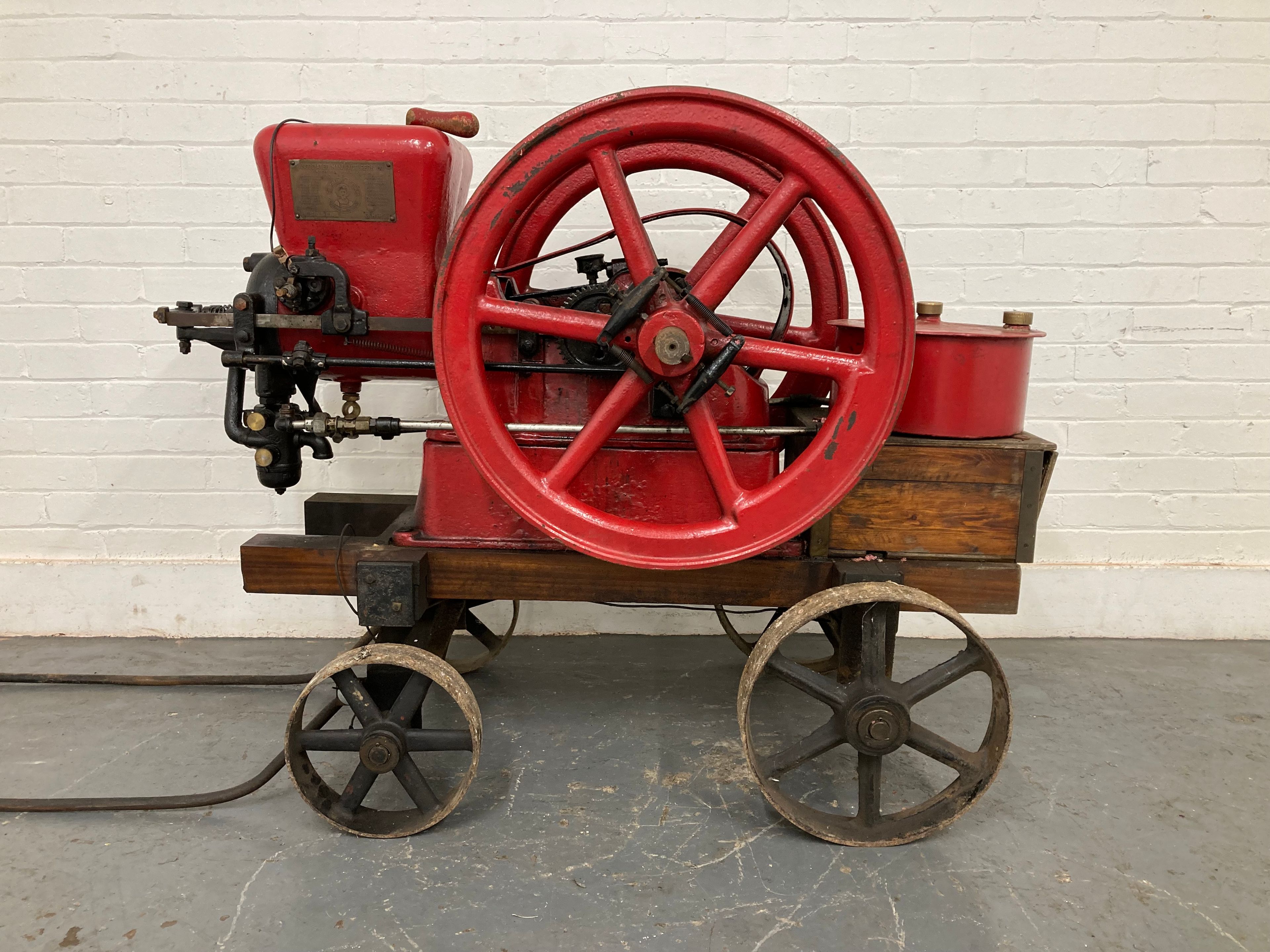 Bonhams Cars : A 3 Mule Team 3HP "Chore Boy Line" stationary engine by ...