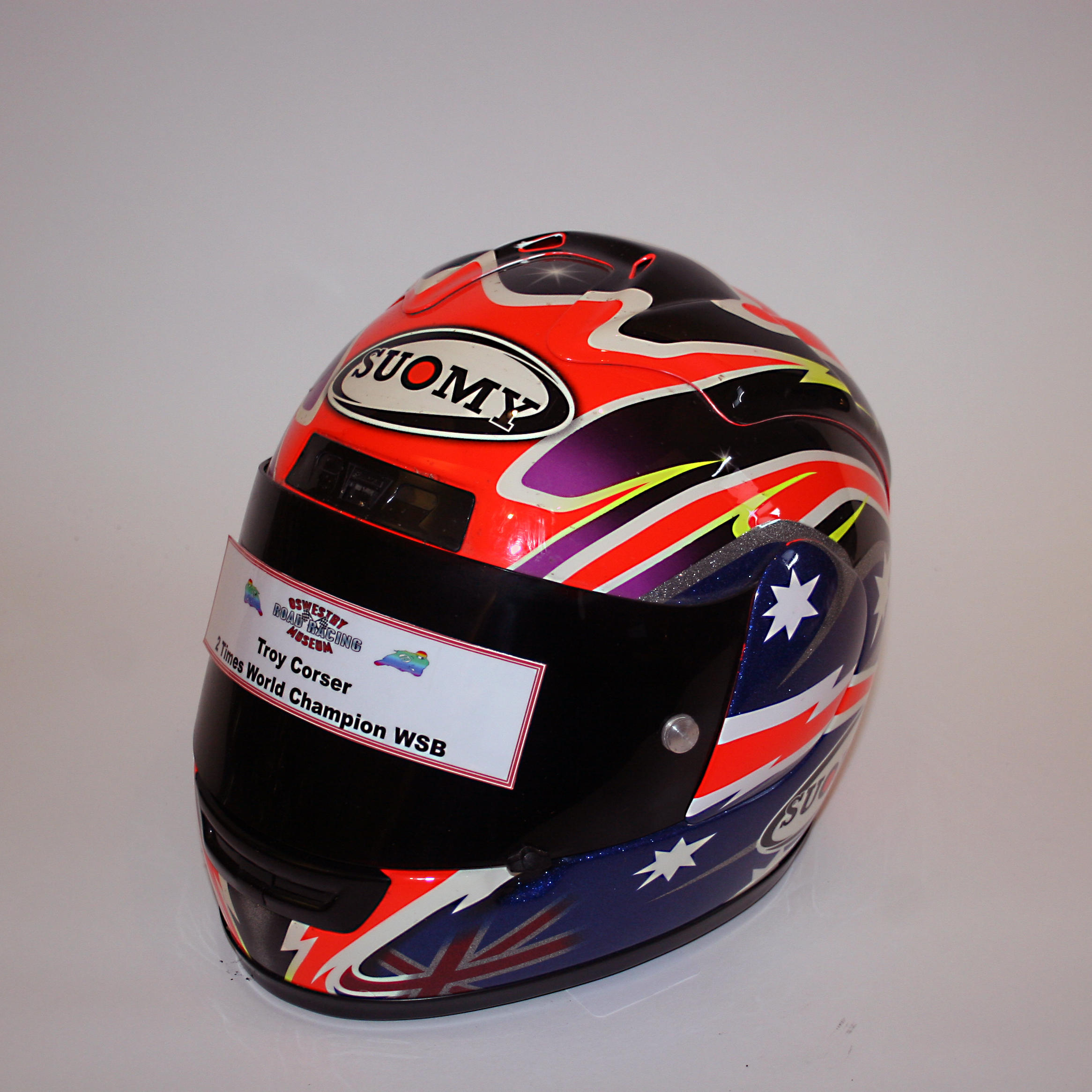 Bonhams Cars : Troy Corser: A signed full-face helmet by Suomy ((2))