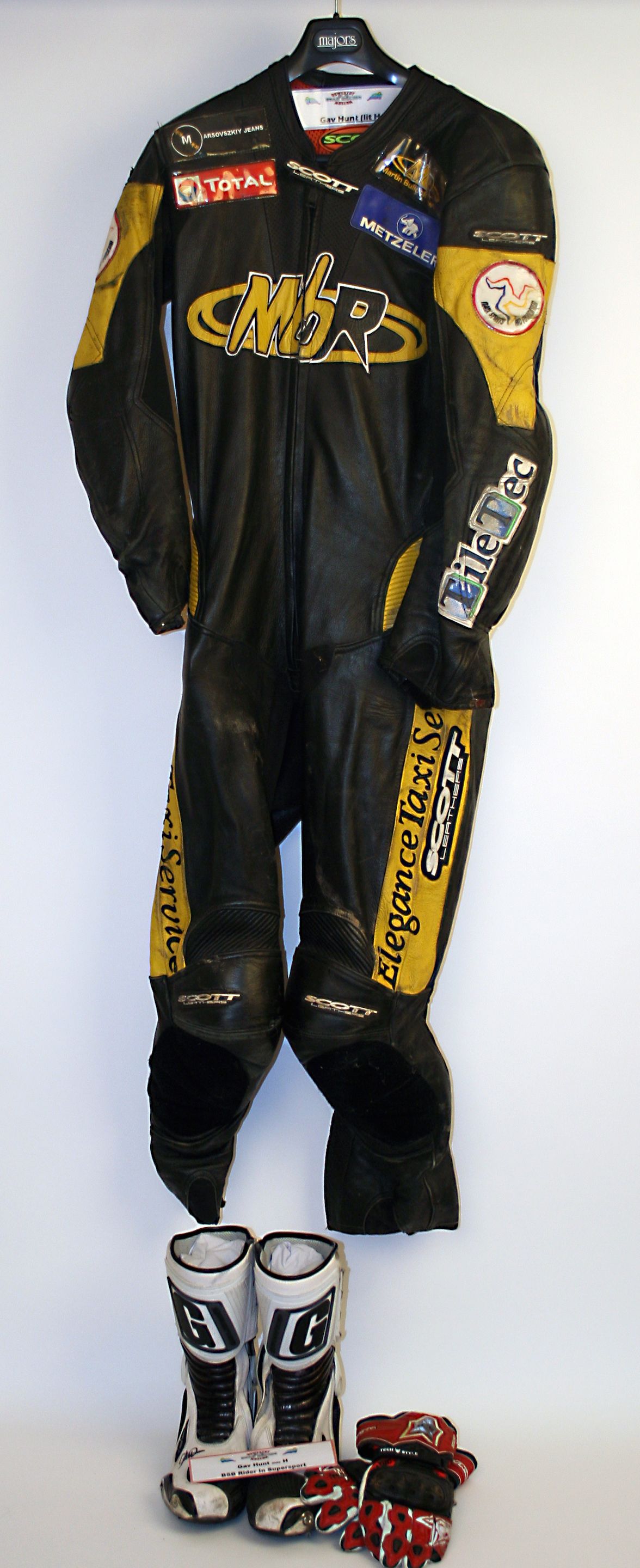 Bonhams Cars : Gav Hunt (little H): A set of racing leathers by Scott ...
