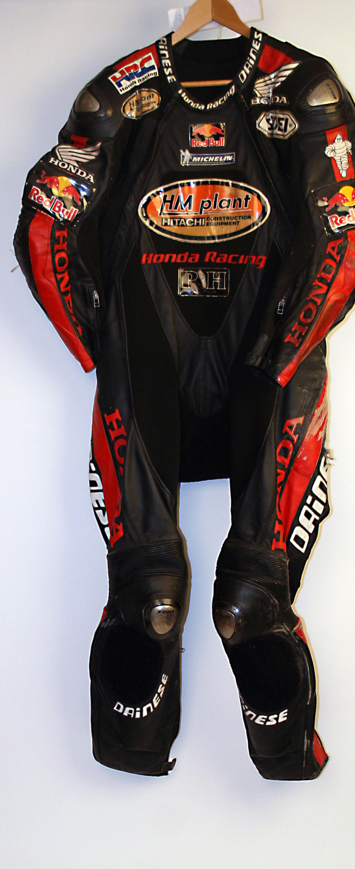 Bonhams Cars : Michael Rutter: A set of Honda racing leathers by Dianese