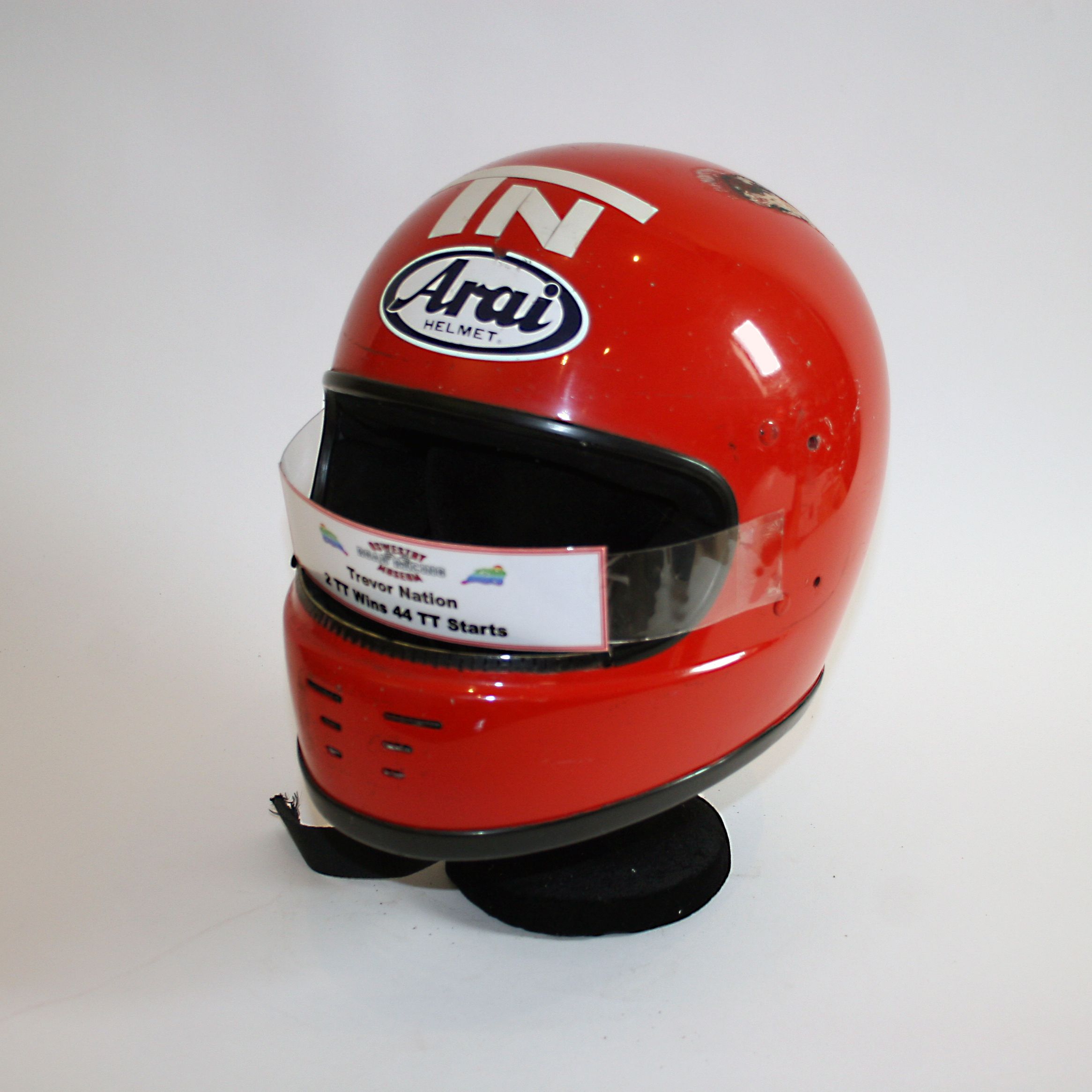 Bonhams Cars : Trevor Nation: a full face helmet by Arai ((2))