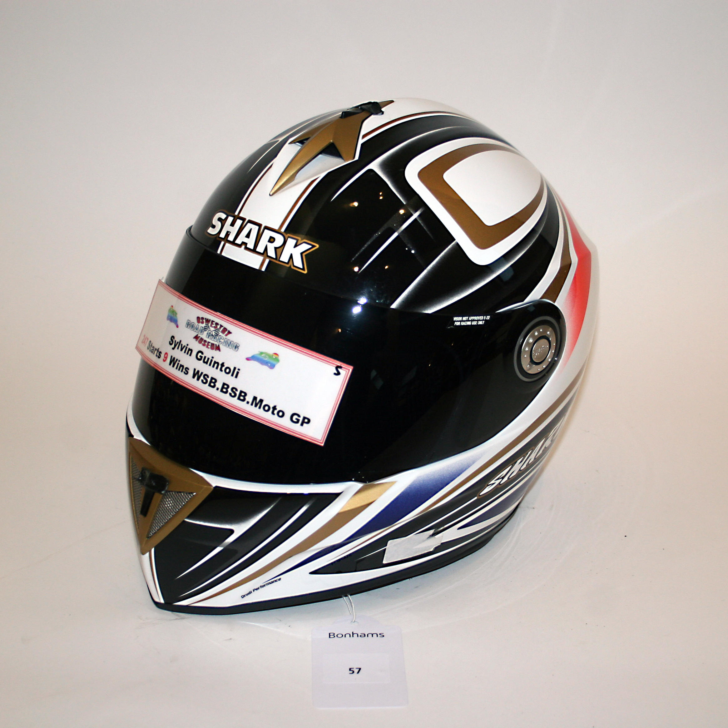 Bonhams Cars : Sylvain Guintoli: A signed full-face helmet by Shark ((2))