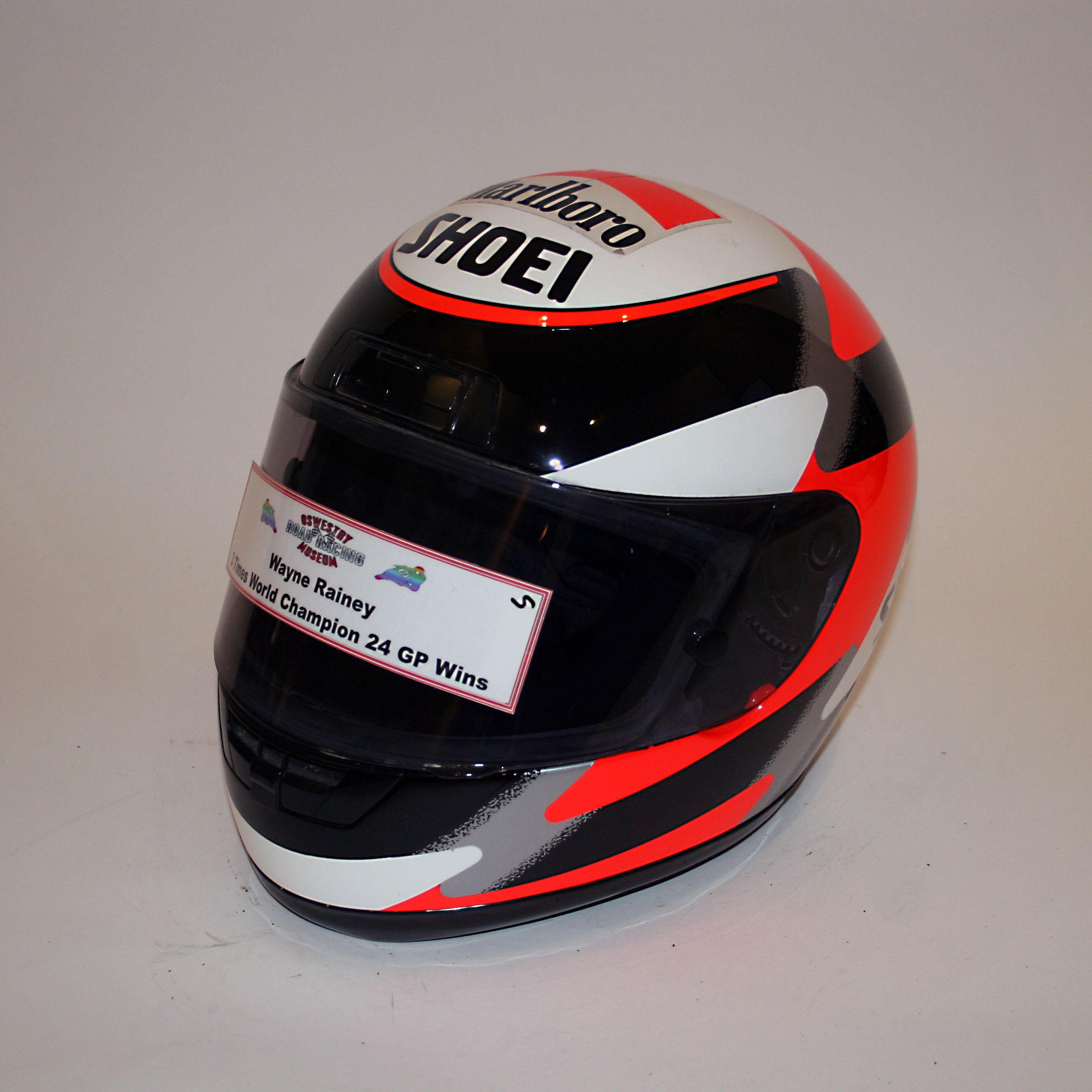 Bonhams Cars : Wayne Rainey: A signed full-face helmet by Shoei