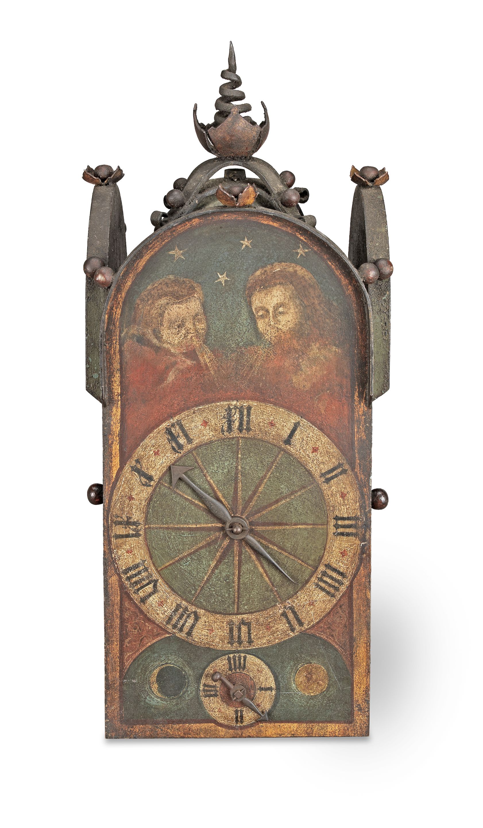 Bonhams : A continental weight driven single handed wall clock in the ...