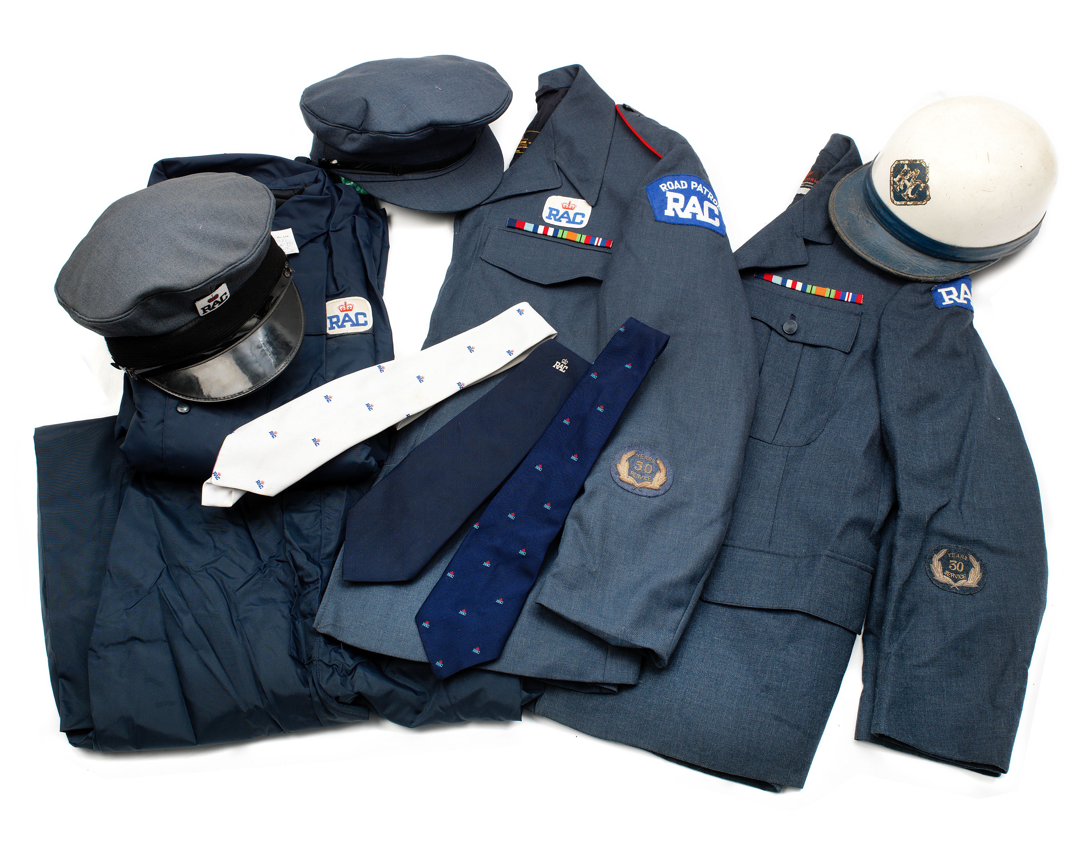 Bonhams Cars : An RAC uniform and clothing, ((Qty))