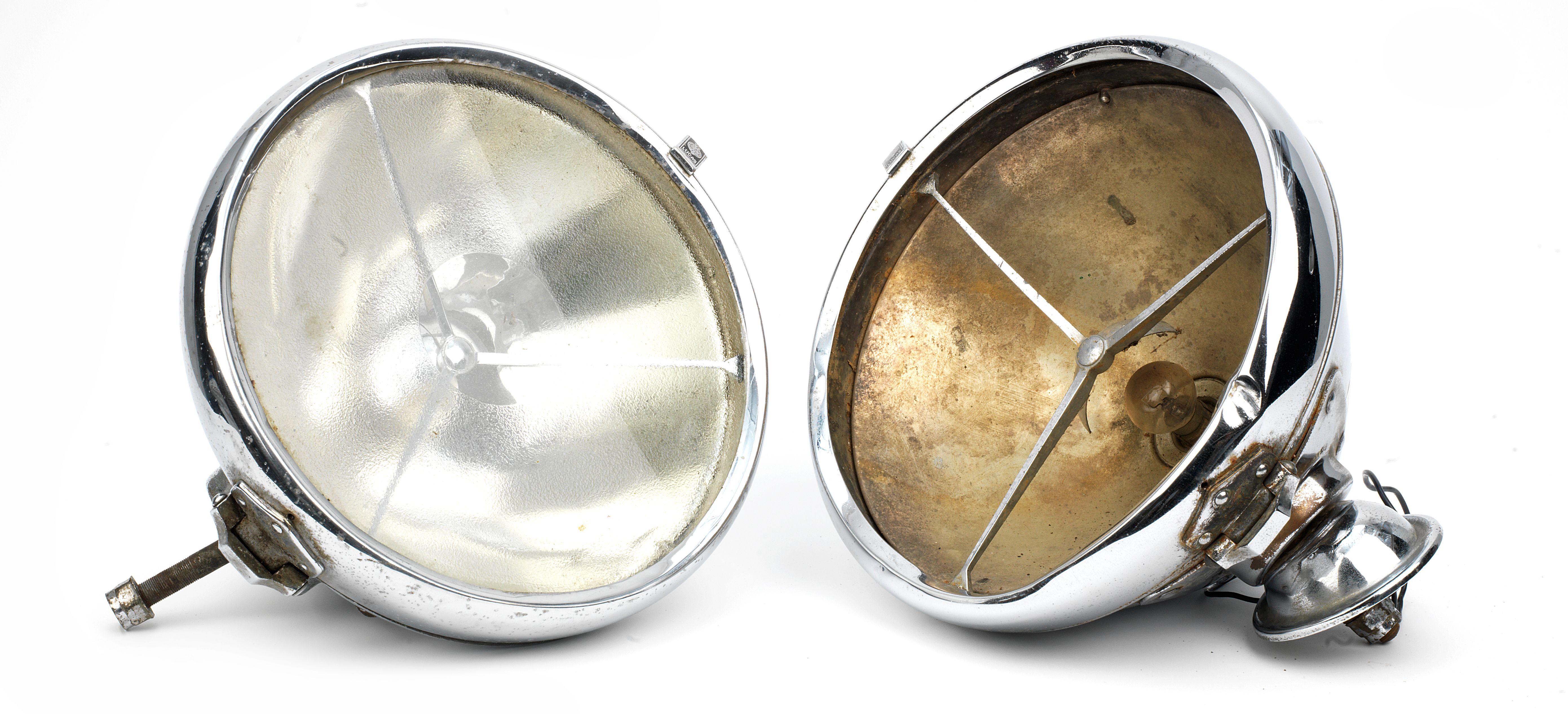 Bonhams Cars : A pair of Lucas P100L electric headlamps, ((2))