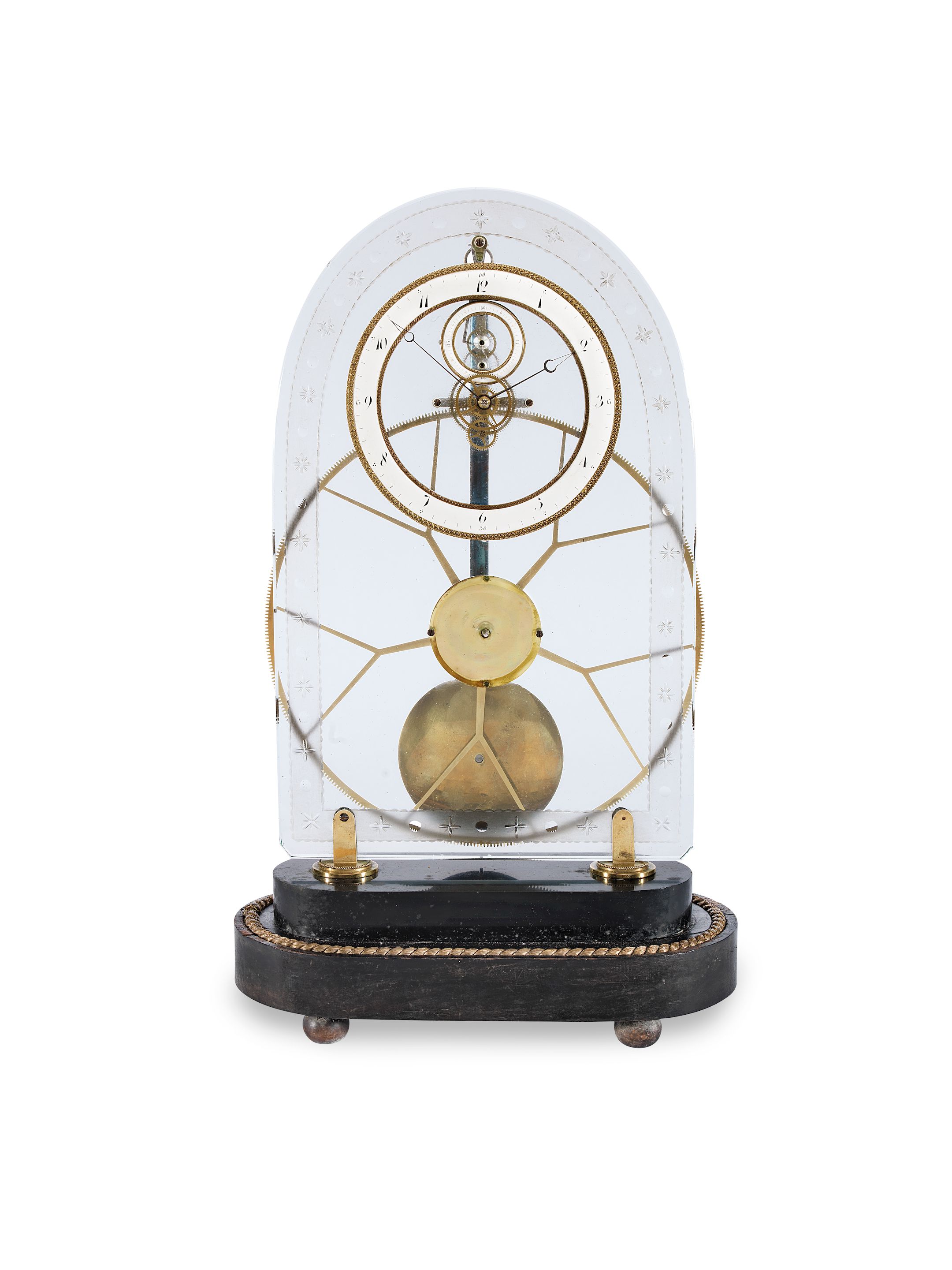 Bonhams : A rare early 19th century French 'great wheel' skeleton ...