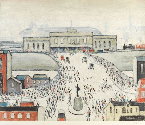 Bonhams : Laurence Stephen Lowry R.A. (British, 1887-1976) Station ...