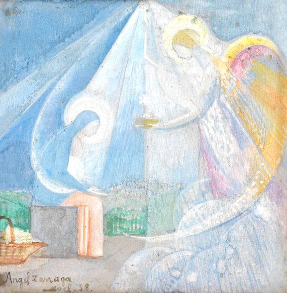 Bonhams : Angel Zárraga (Mexican, 1886-1946) The Annunciation