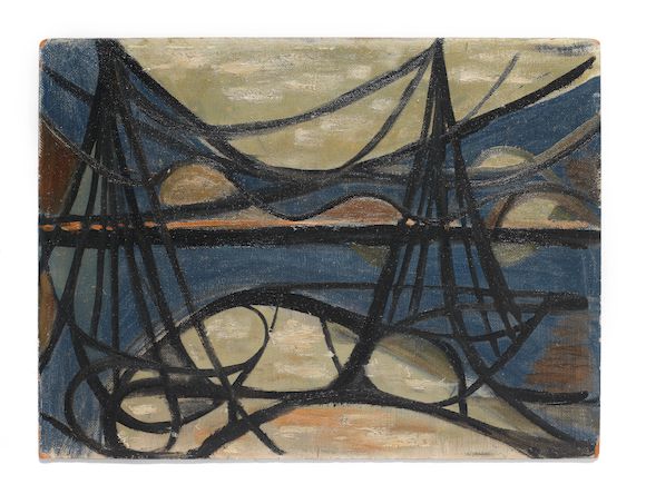 Bonhams : Kahtan Awni (Iraq, 1926-1972) The Sea