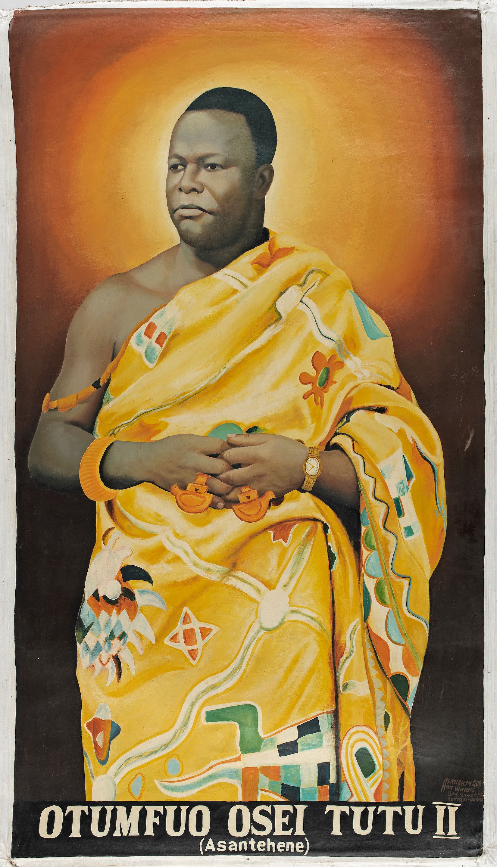 Bonhams : Almighty God (Ghanaian, born 1950) Otumfuo Osei Tutu II ...