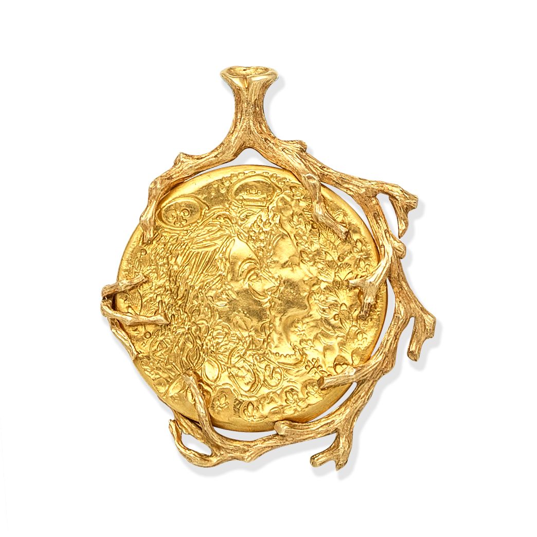 Bonhams : SALVADOR DALI FOR PIAGET GOLD PENDANT,