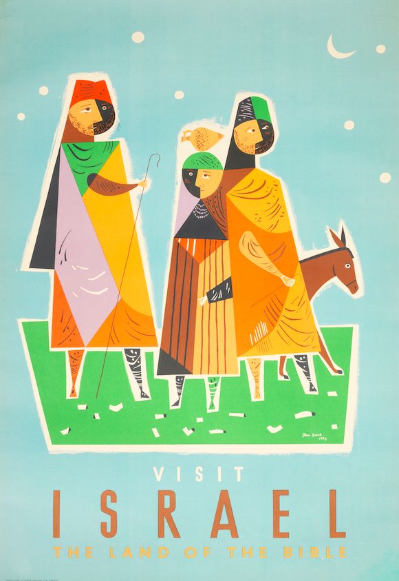 Bonhams : Jean David (Israeli, 1908-1993) VISIT ISRAEL
