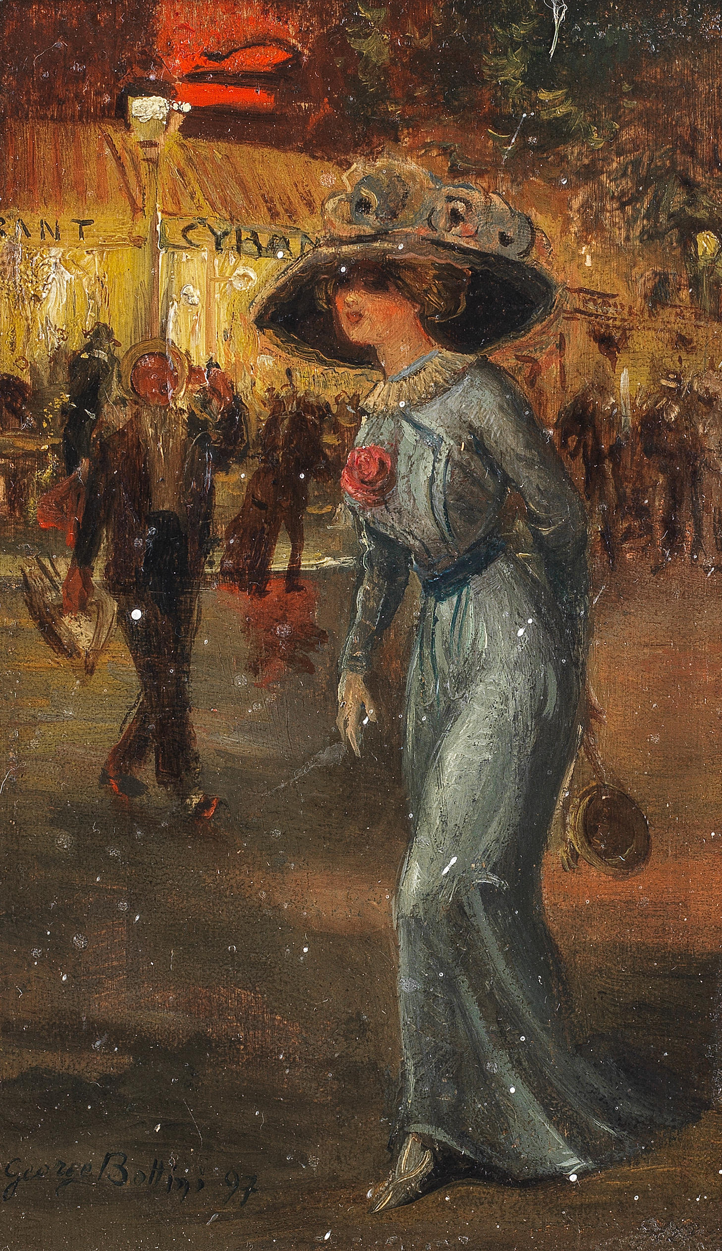 Bonhams : Georges Alfred Bottini (French, 1874-1907) Une femme très chic