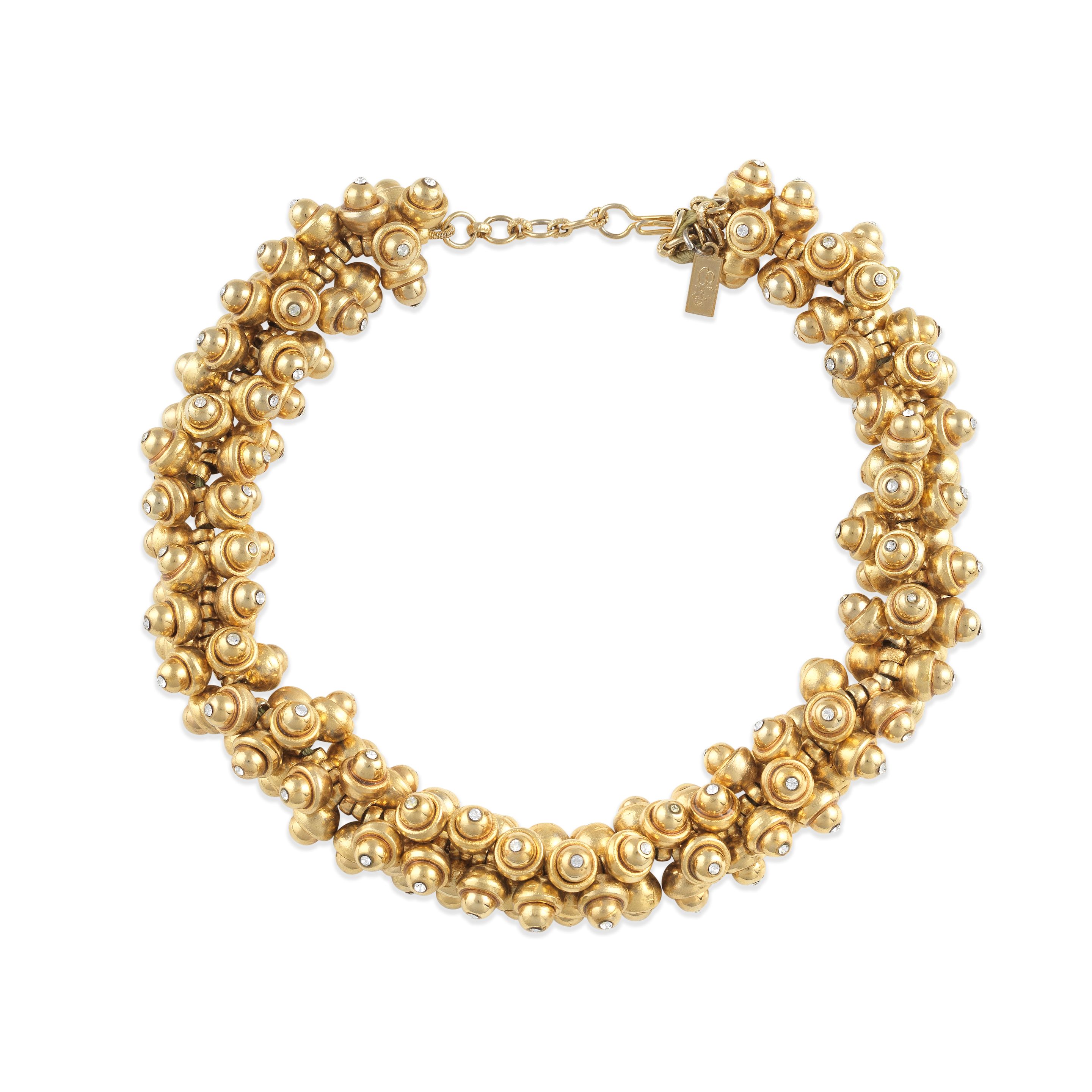 Bonhams : SHAKIRA CAINE GEM-SET COLLAR