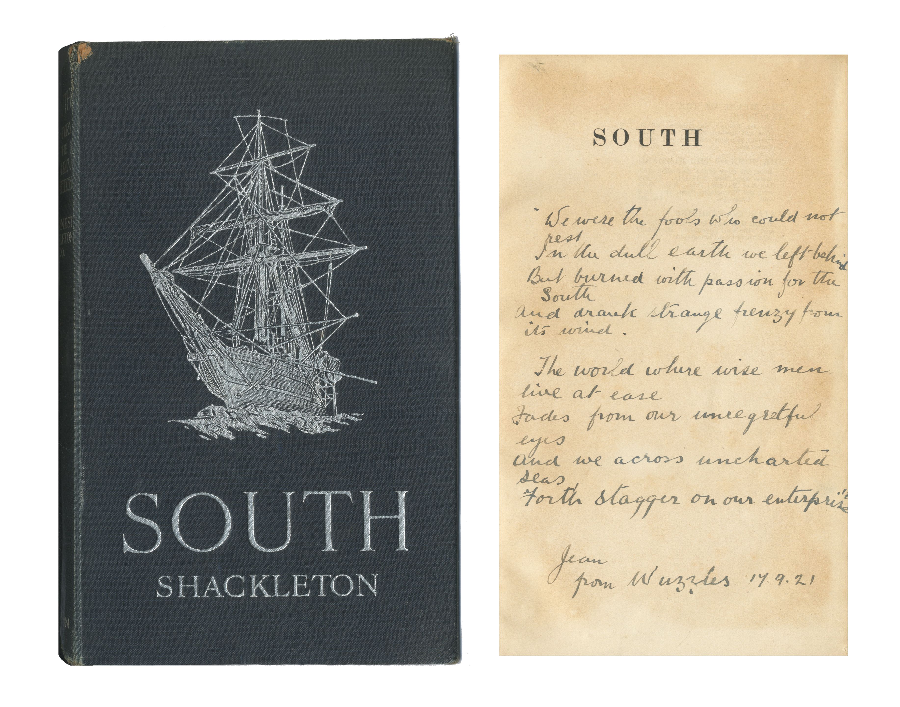 Bonhams : SHACKLETON (ERNEST HENRY) South. The Story of Shackleton's ...