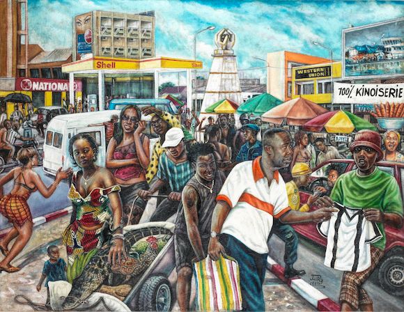 Bonhams : Jean-Paul Nsimba Mika (Democratic Republic of Congo, born 1980) Untitled