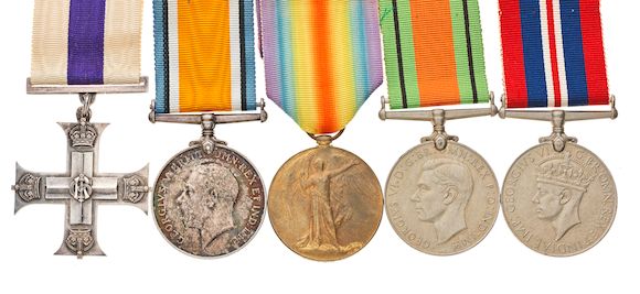 Bonhams : A Great War M.C. group of five to Captain E.G.Godfrey, 6th ...