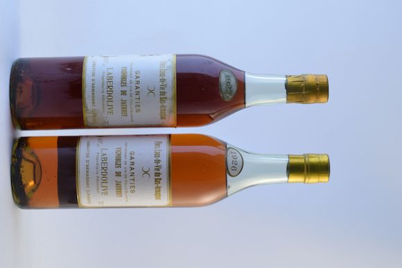 Bonhams : Laberdolive Bas Armagnac 1923, Vignobles de Jaurrey (1 ...