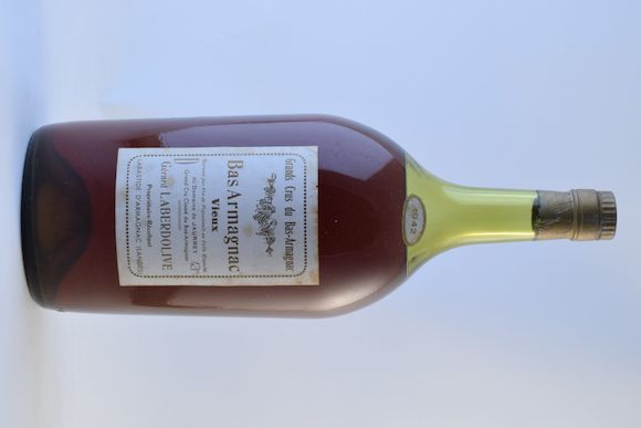 Bonhams : Laberdolive Bas Armagnac 1942, Domaine de Jaurrey (1 pot gascon)