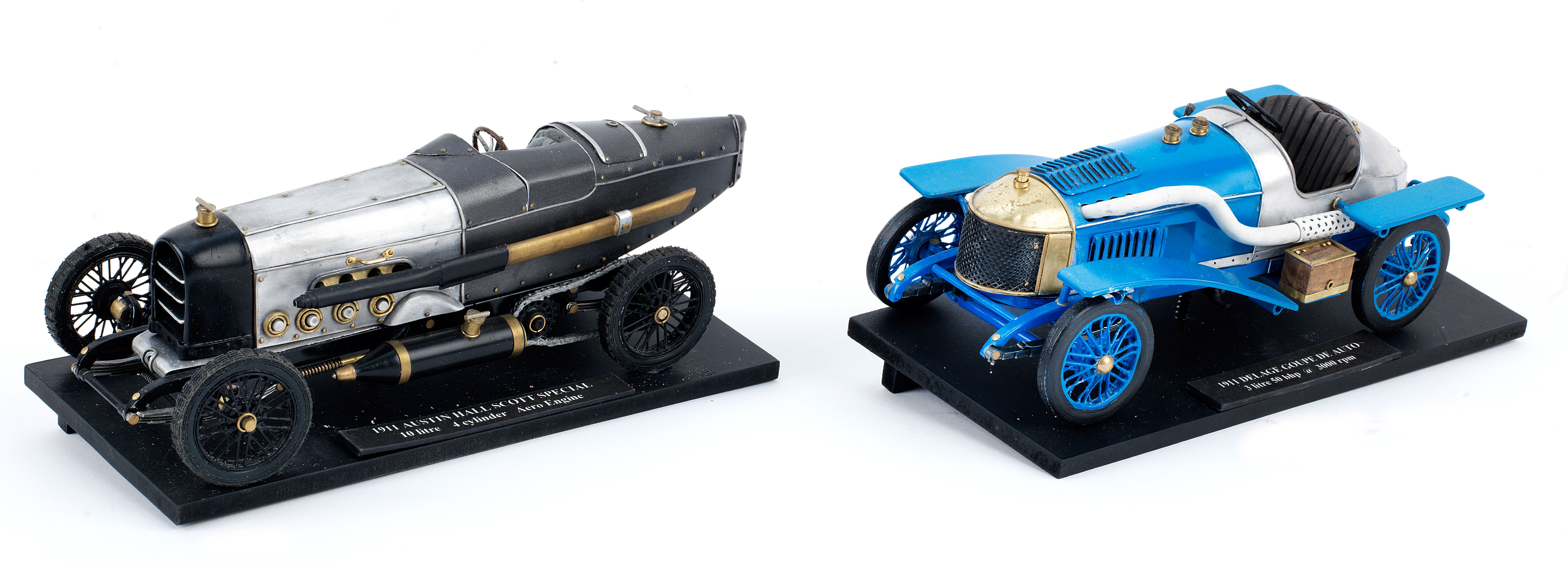 Bonhams Cars : Two scratch-built small scale models of 1911 race cars ...