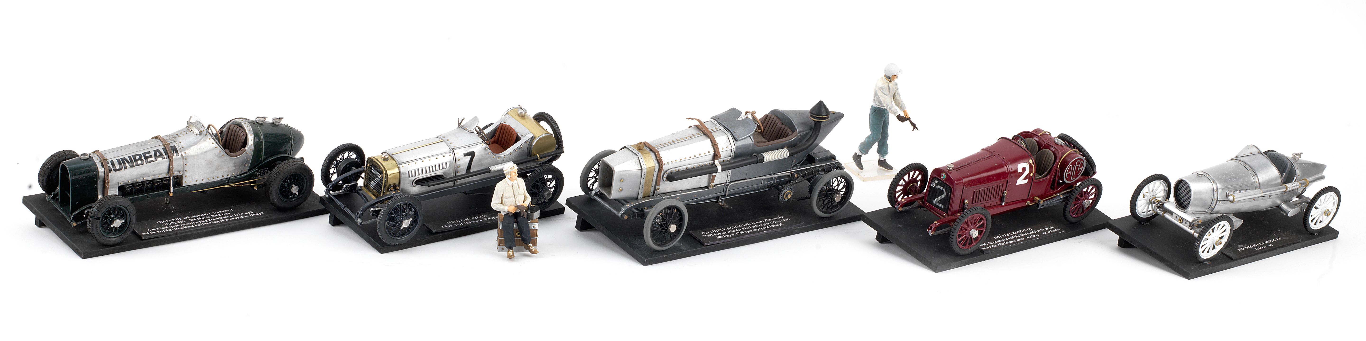 Bonhams Cars : Five scratch-built models of 1920-1921 race cars, ((8))