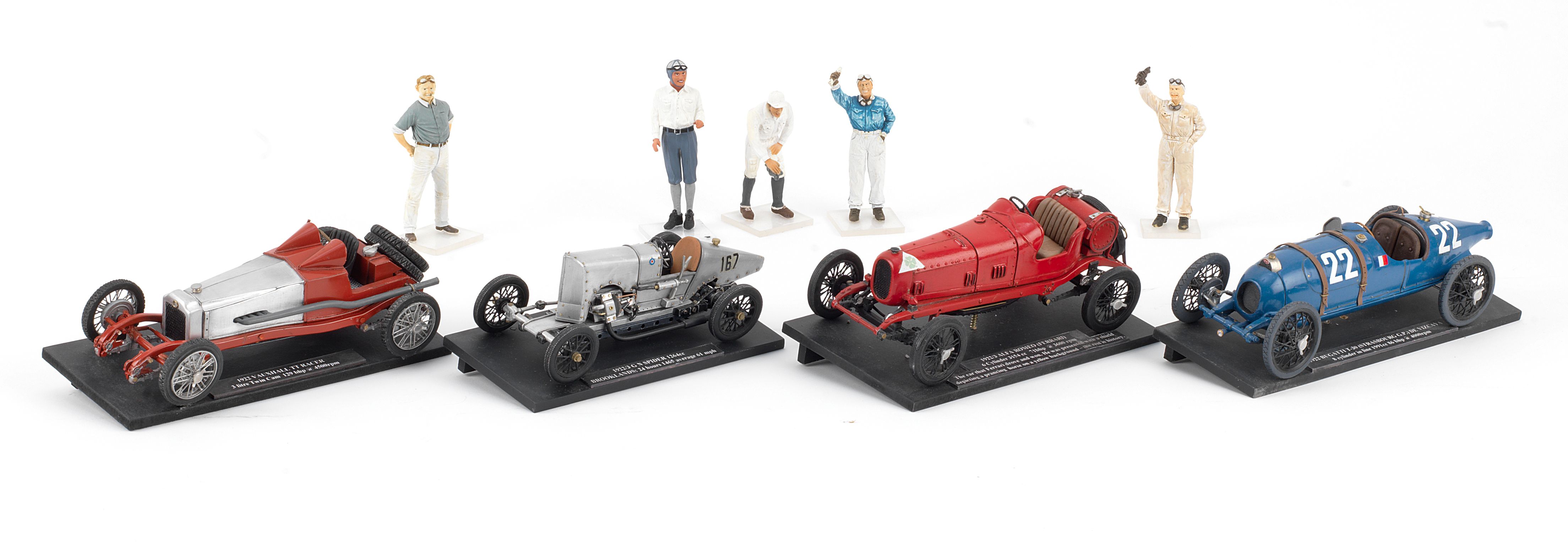 Bonhams Cars : Four small scale models of 1922-1923 race cars, ((9))