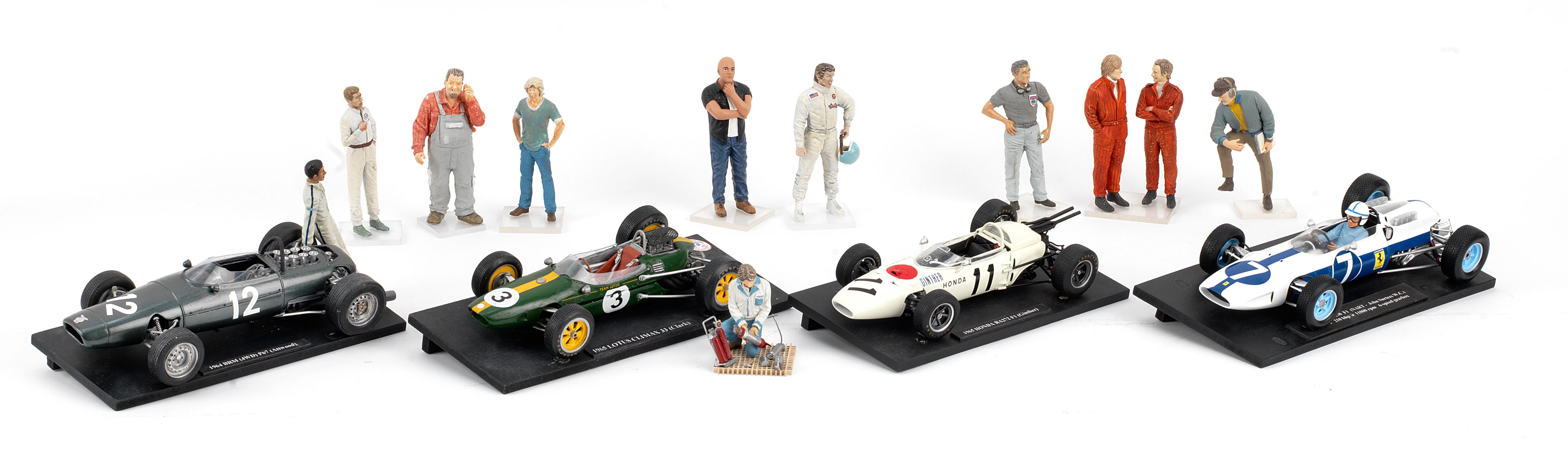 Bonhams Cars : Four scale models of 1964-1965 Grand Prix cars, ((14))