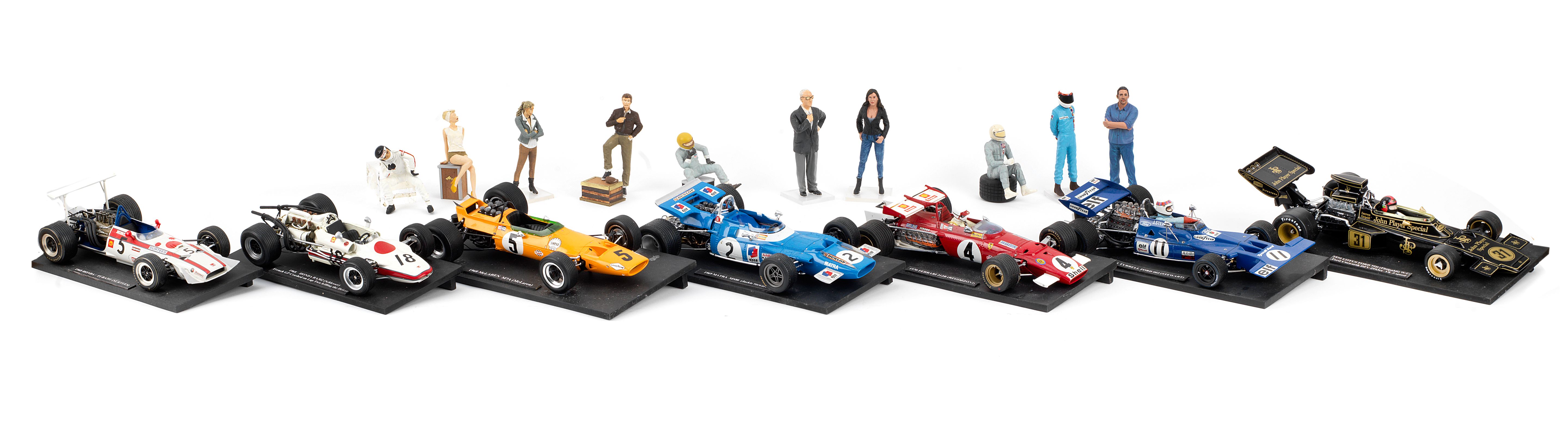 Bonhams Cars : Seven scale models of 1968-1972 Grand Prix cars, ((17))