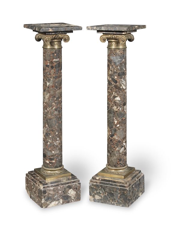 Bonhams : A pair of late 19th / early 20th century French gilt bronze ...