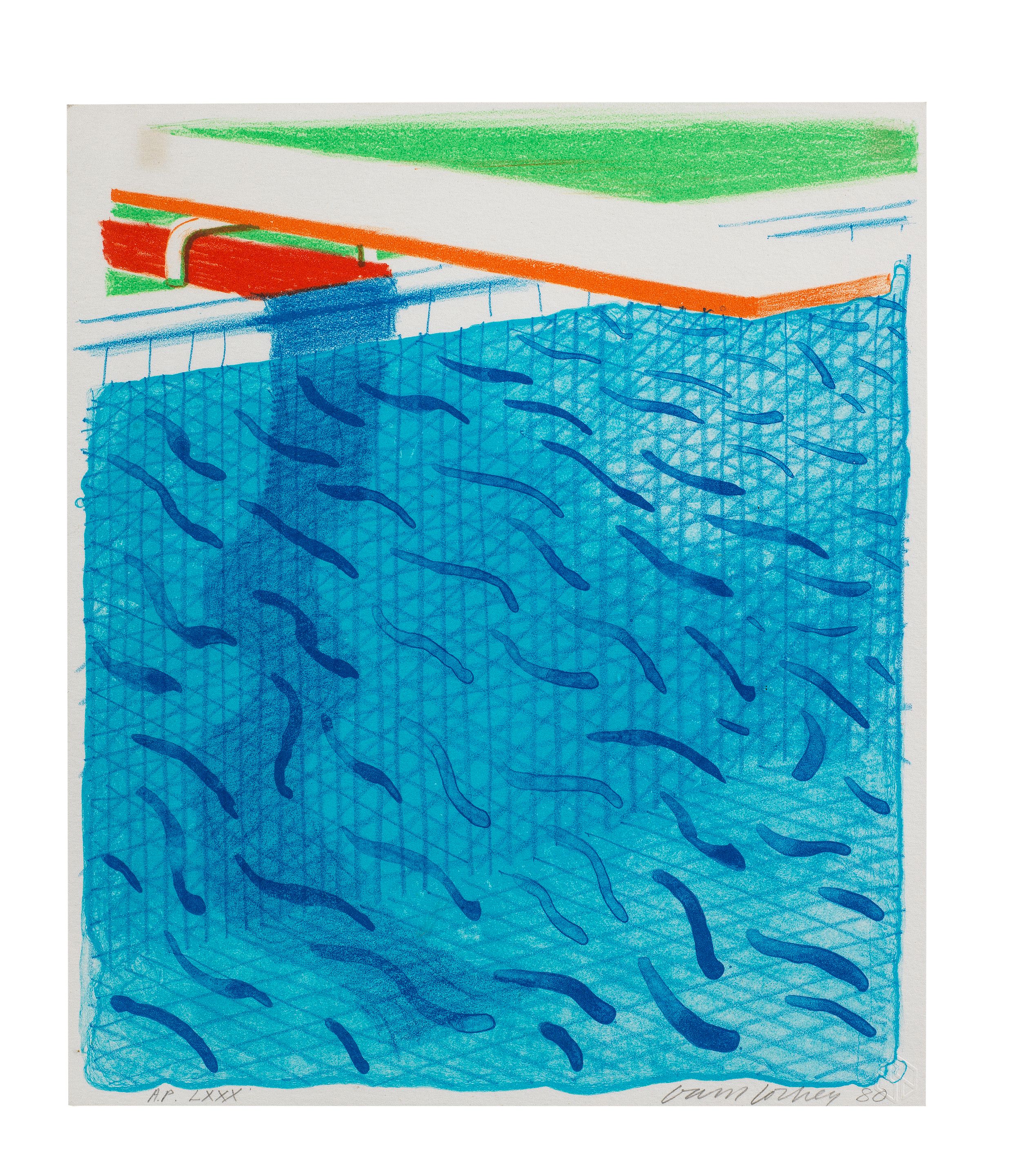 David Hockney (Born 1937) - Blue leaves - auctions & price archive