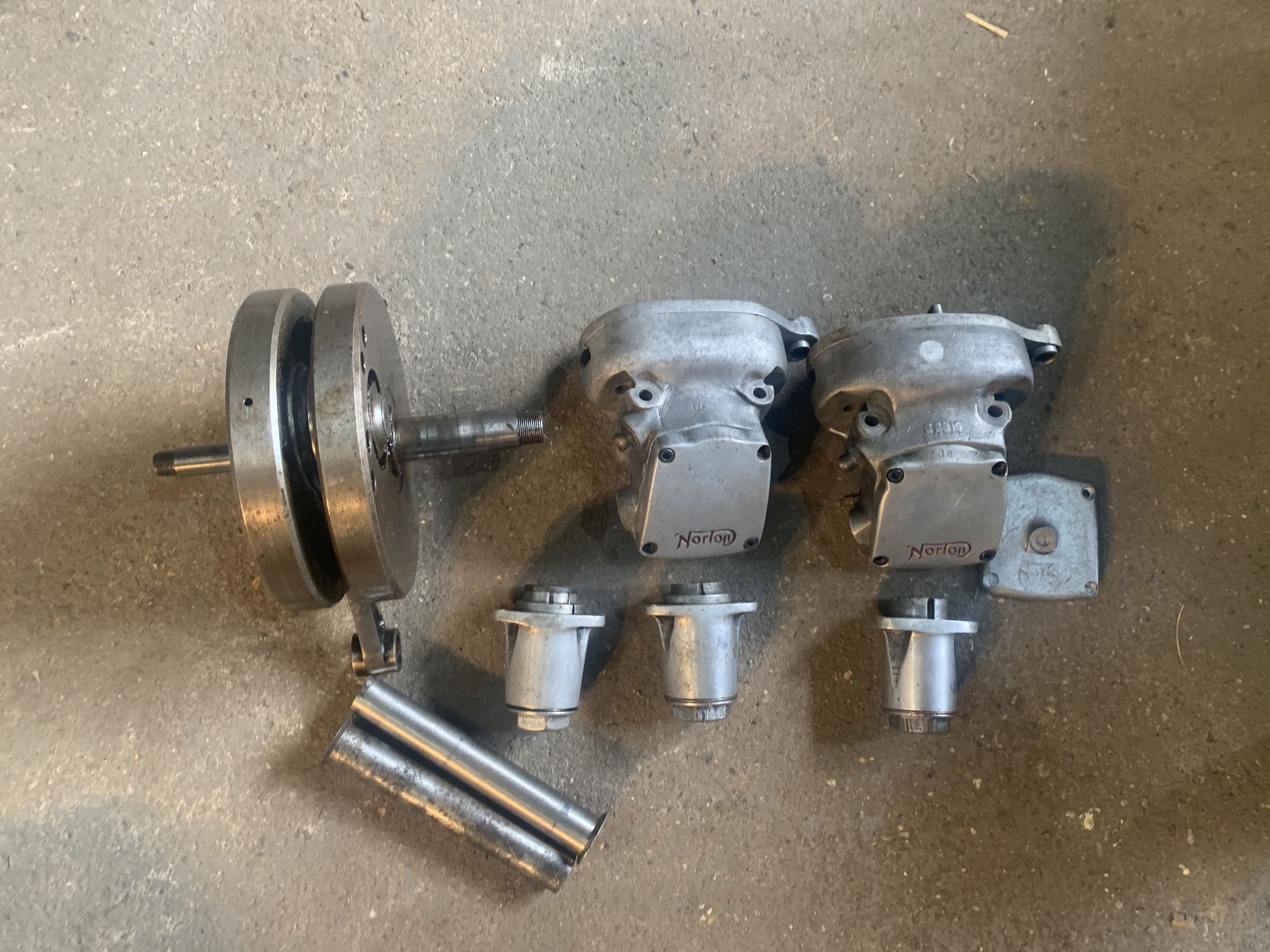 Bonhams Cars : A selection of Norton OHC cam box components