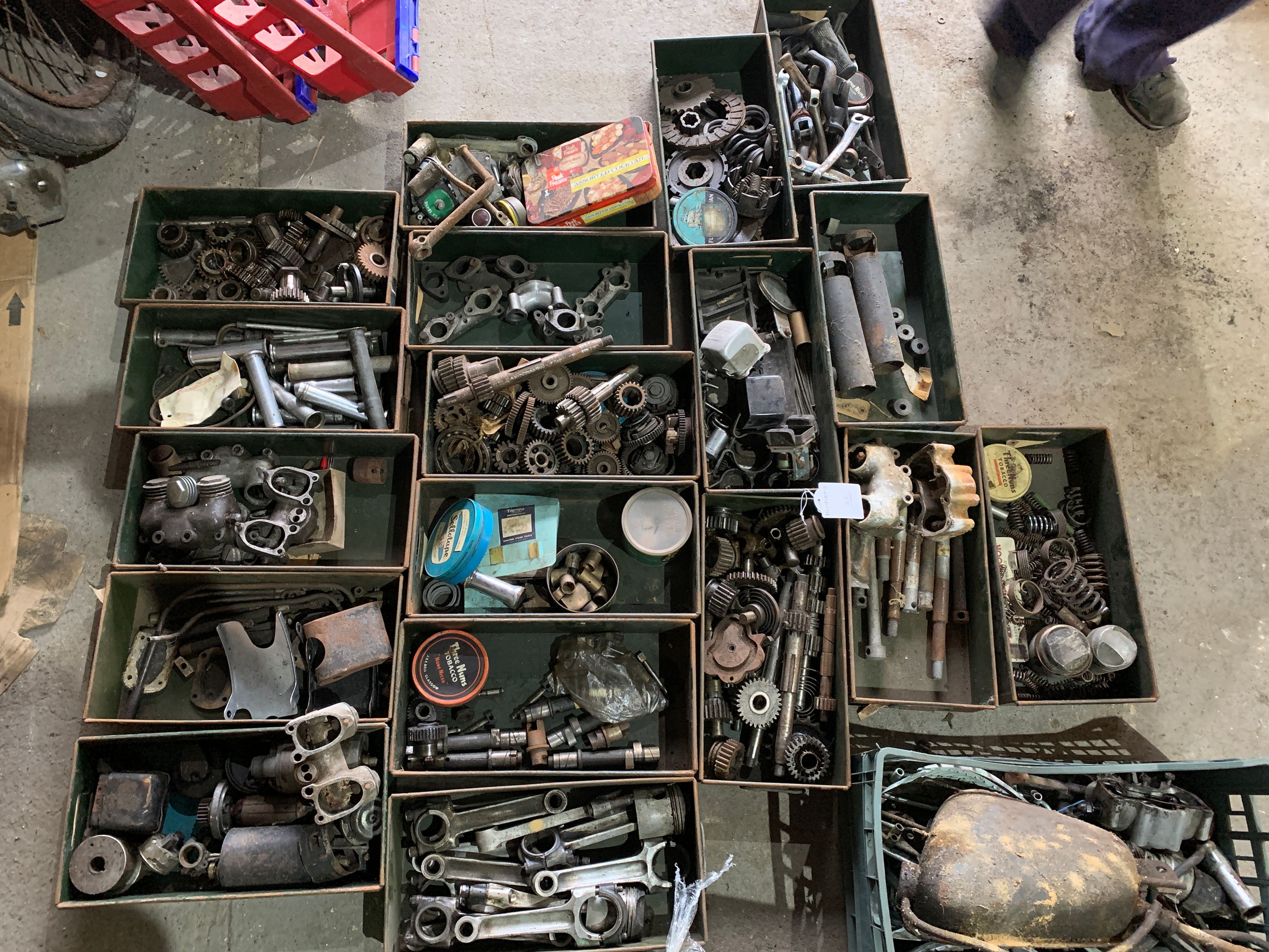Bonhams Cars : A Triumph 3TA engine and quantity of mainly Triumph parts,