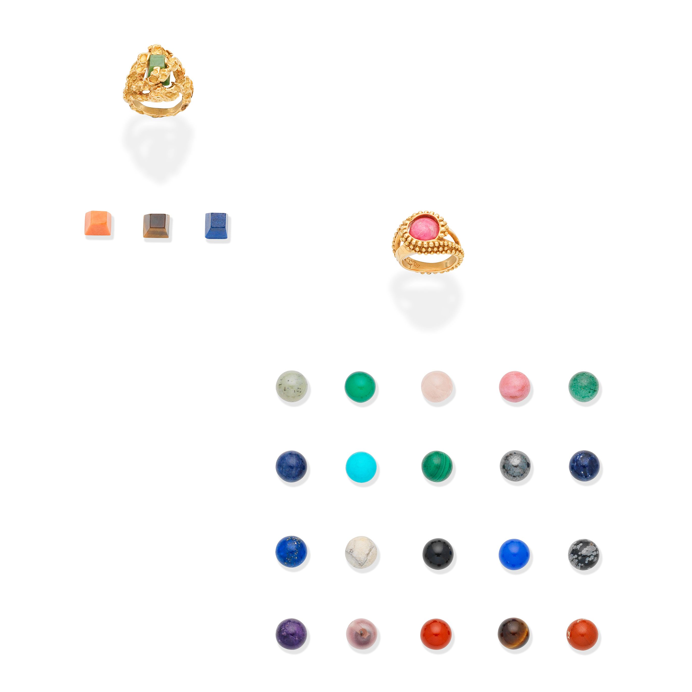 Bonhams : INTERCHANGEABLE GEM-SET RING; CHAUMET INTERCHANGEABLE GEM-SET ...