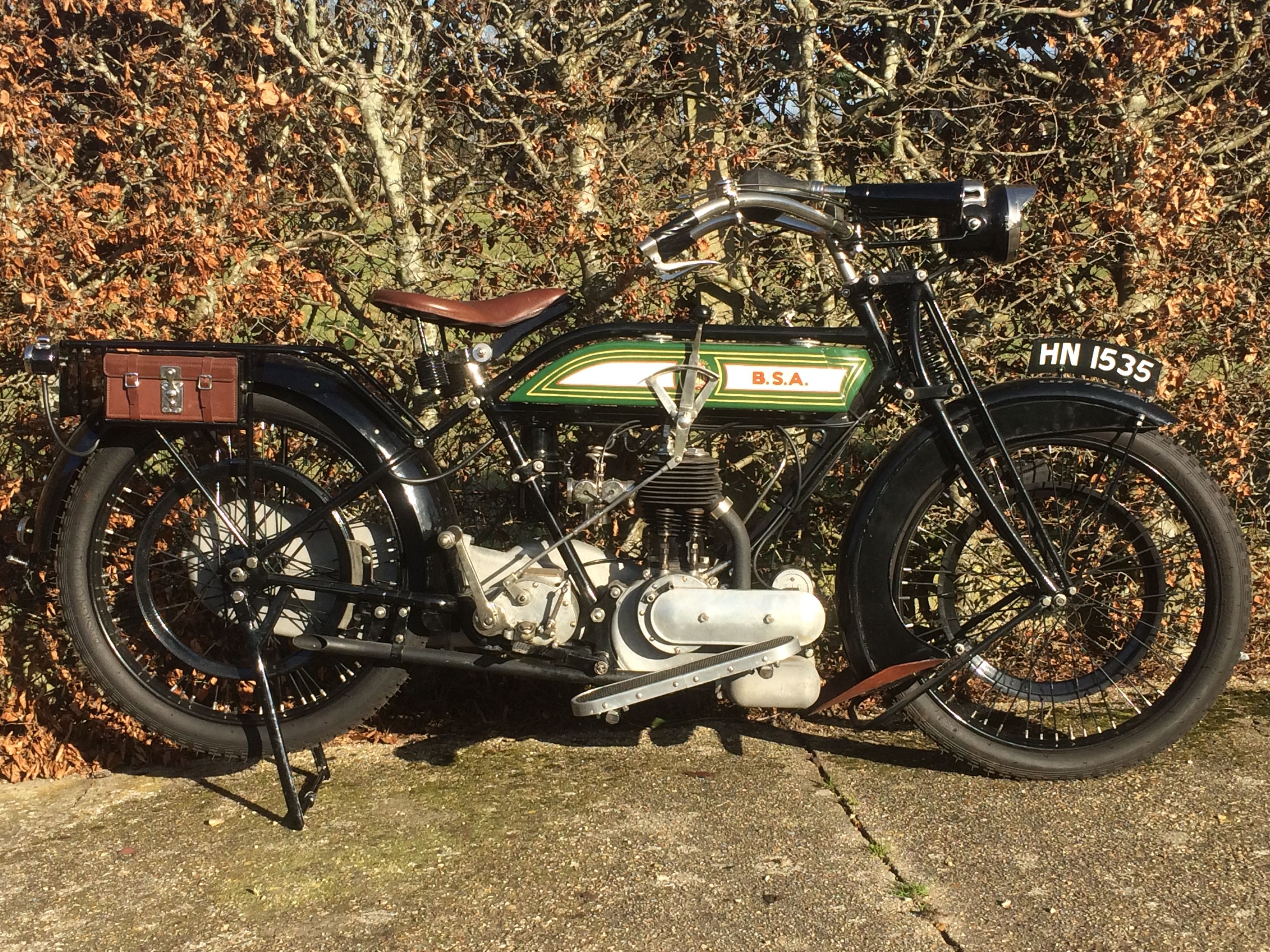 Bonhams Cars : 1921 BSA 4¼hp Model H2 Frame no. B189 Engine no. R210